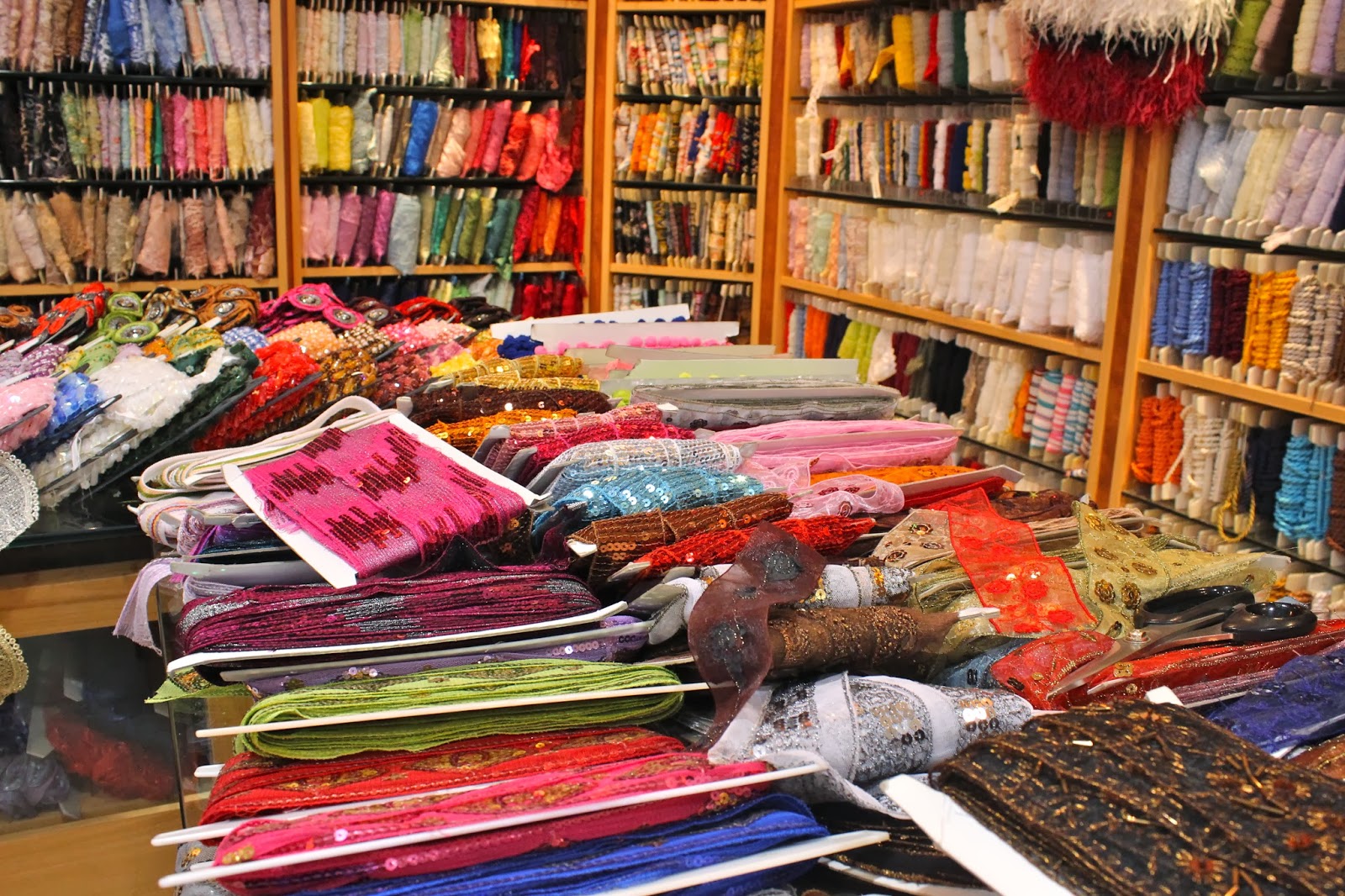 The Odysseia: Sewing in Saudi and a Visit to the DMC Shop