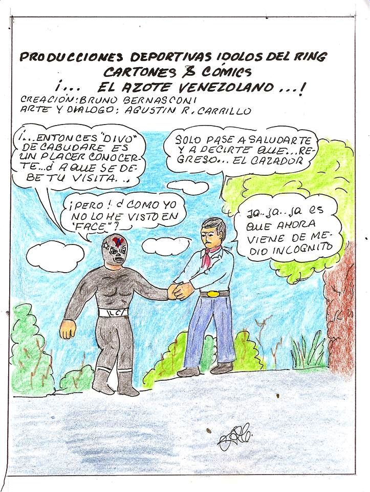 Elazotevenezolanoelblog: Comic El Azote Venezolano Vs. El Lobo Panameño