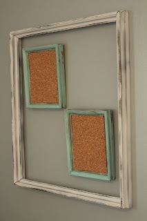 DIY Framed Bulletin Board