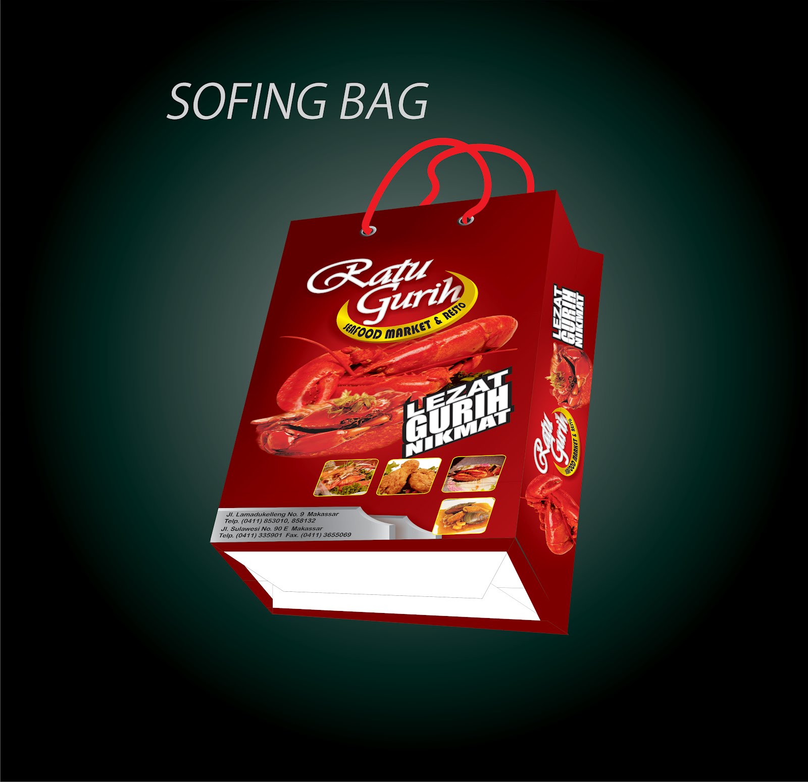 The Zaki: desain kardus snack