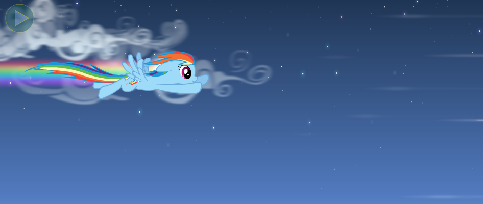 Equestria Daily - MLP Stuff!: Rainbow Dash Flying Simulator