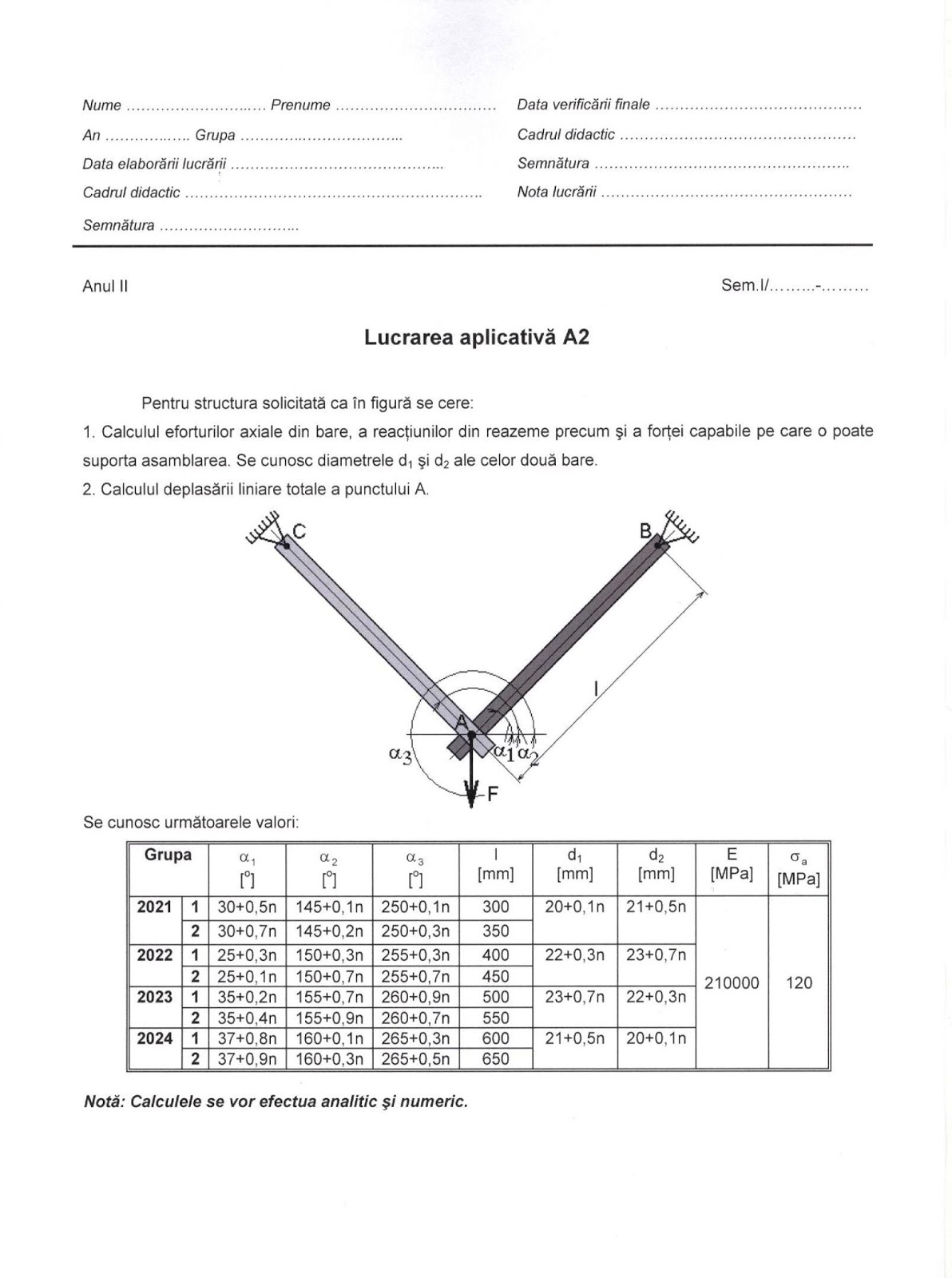 Rezistenta Materialelor - Mechanics of Materials - Résistance des ...