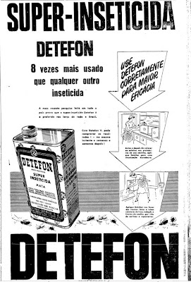 ANOS DOURADOS: IMAGENS & FATOS: IMAGENS - Anúncio: "DETEFON"