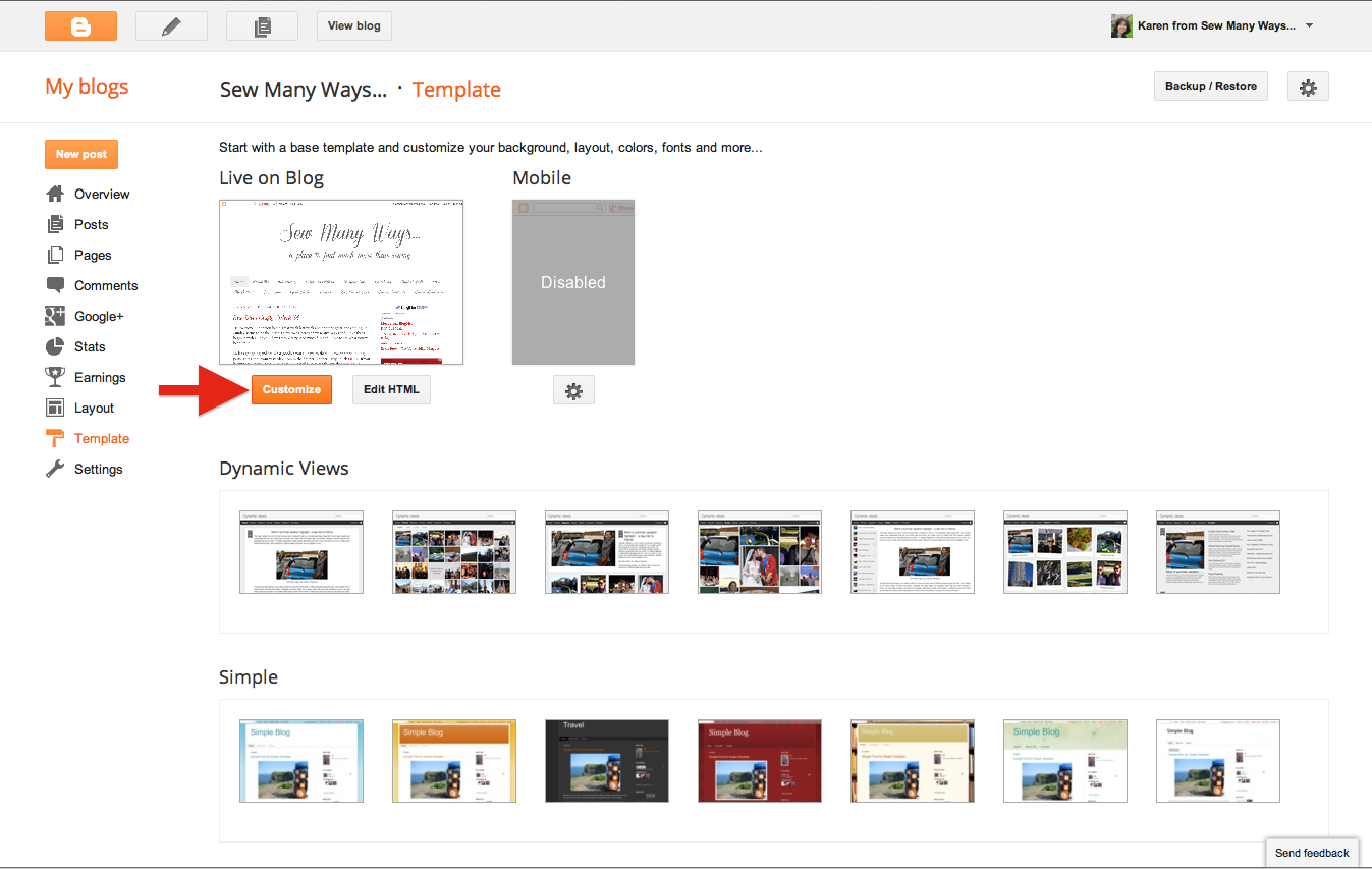 Sew Many Ways...: How To Make A Blog Header...Picture Tutorial