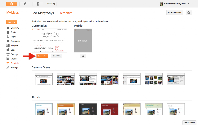 Sew Many Ways...: How To Make A Blog Header...Picture Tutorial