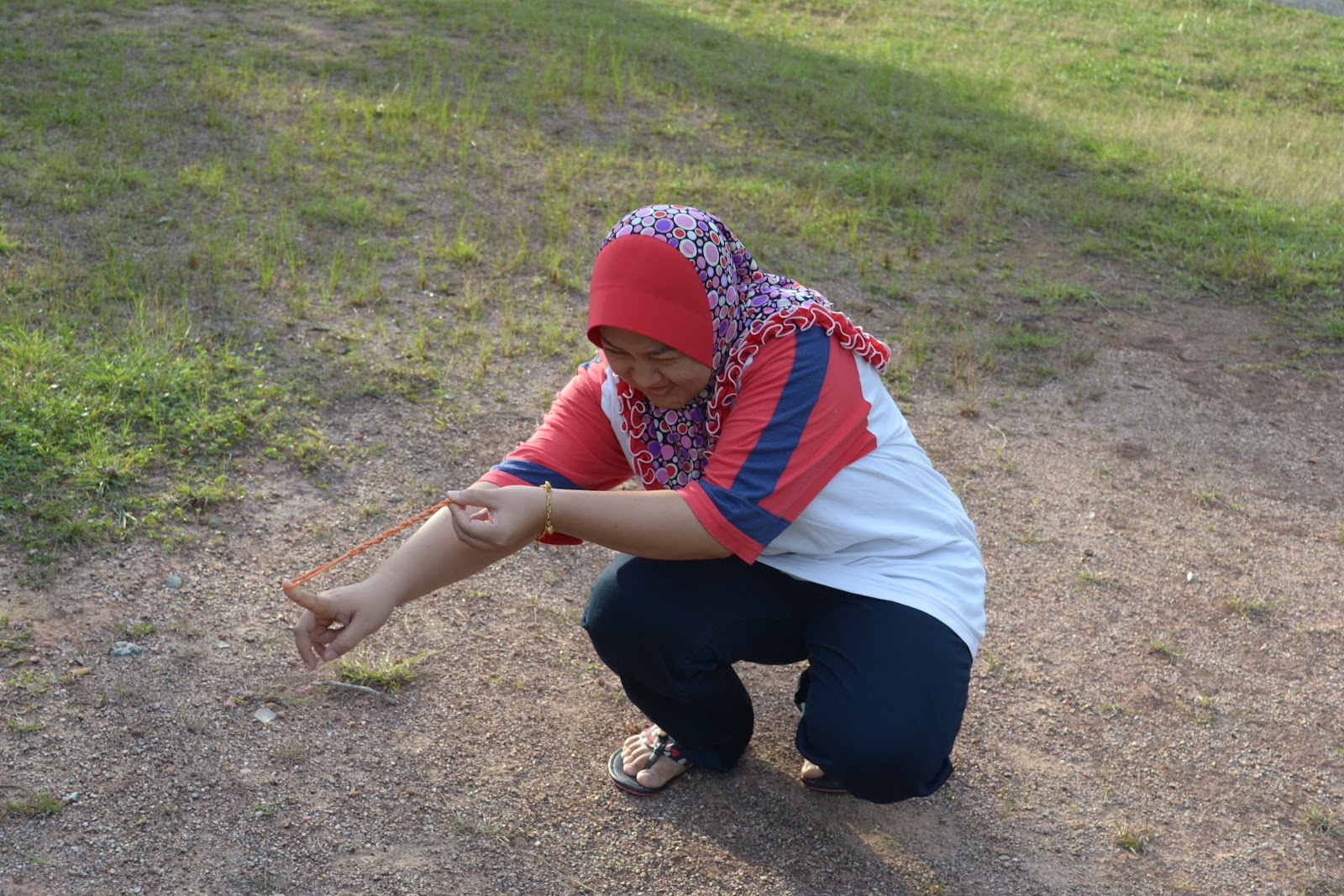 It's a Malaysian Life... My Life: One of folk's game... Lastik Getah