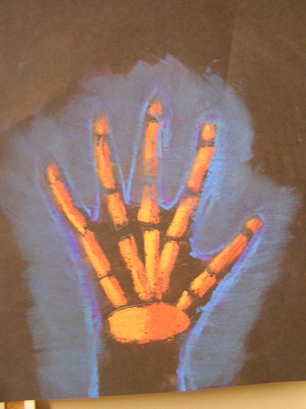 B Art Z- Elementary Art: X Ray Hands