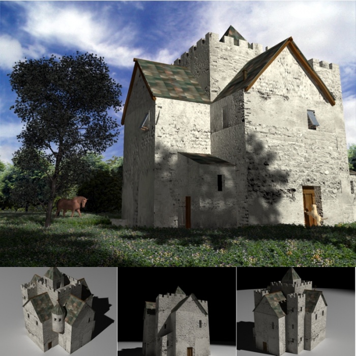 The Art of Luca Rodolfi - Reloaded: Free 3D model : Rural Castle