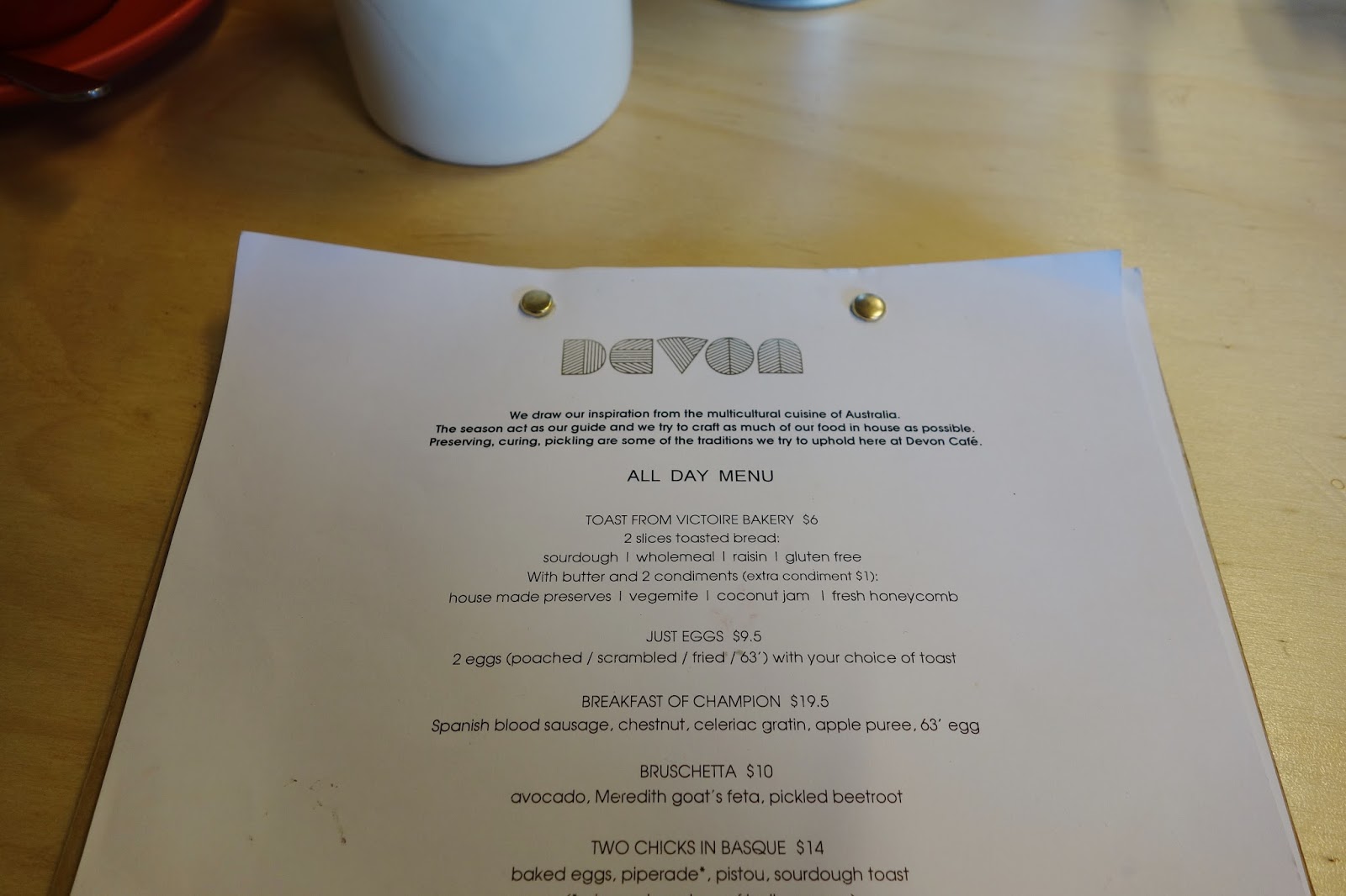 MAB vs Food - Sydney Food Blog: Devon Cafe, Surry Hills - 27 July 2013