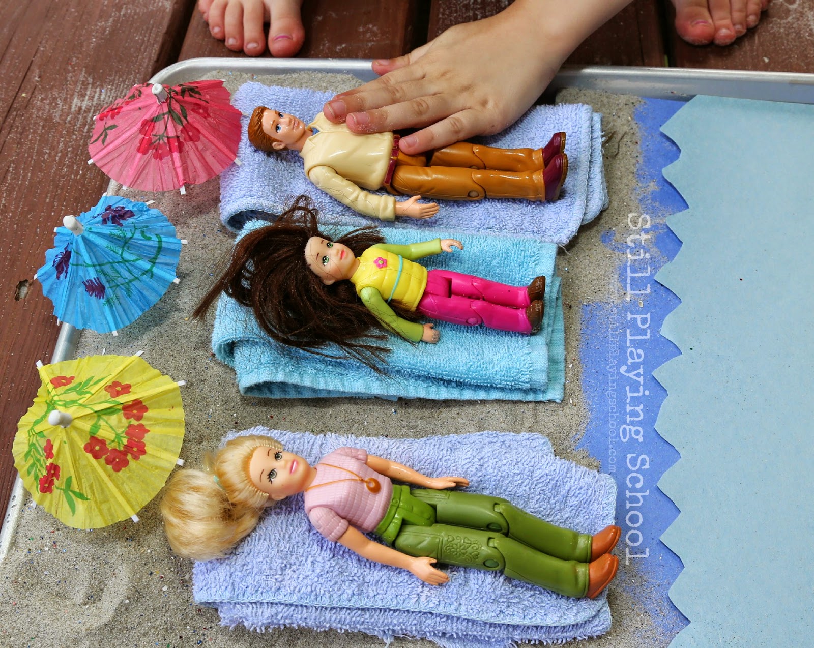 Beach Vacation Small World Play | Still Playing School