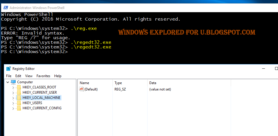 Logeshwaran.org: How to Open Registry editor in Windows 10 [ Beginner's ...