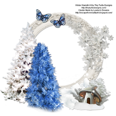 Escape From Reality Blog: FTU 'Winter Warmth' Cluster & Cluster Frames