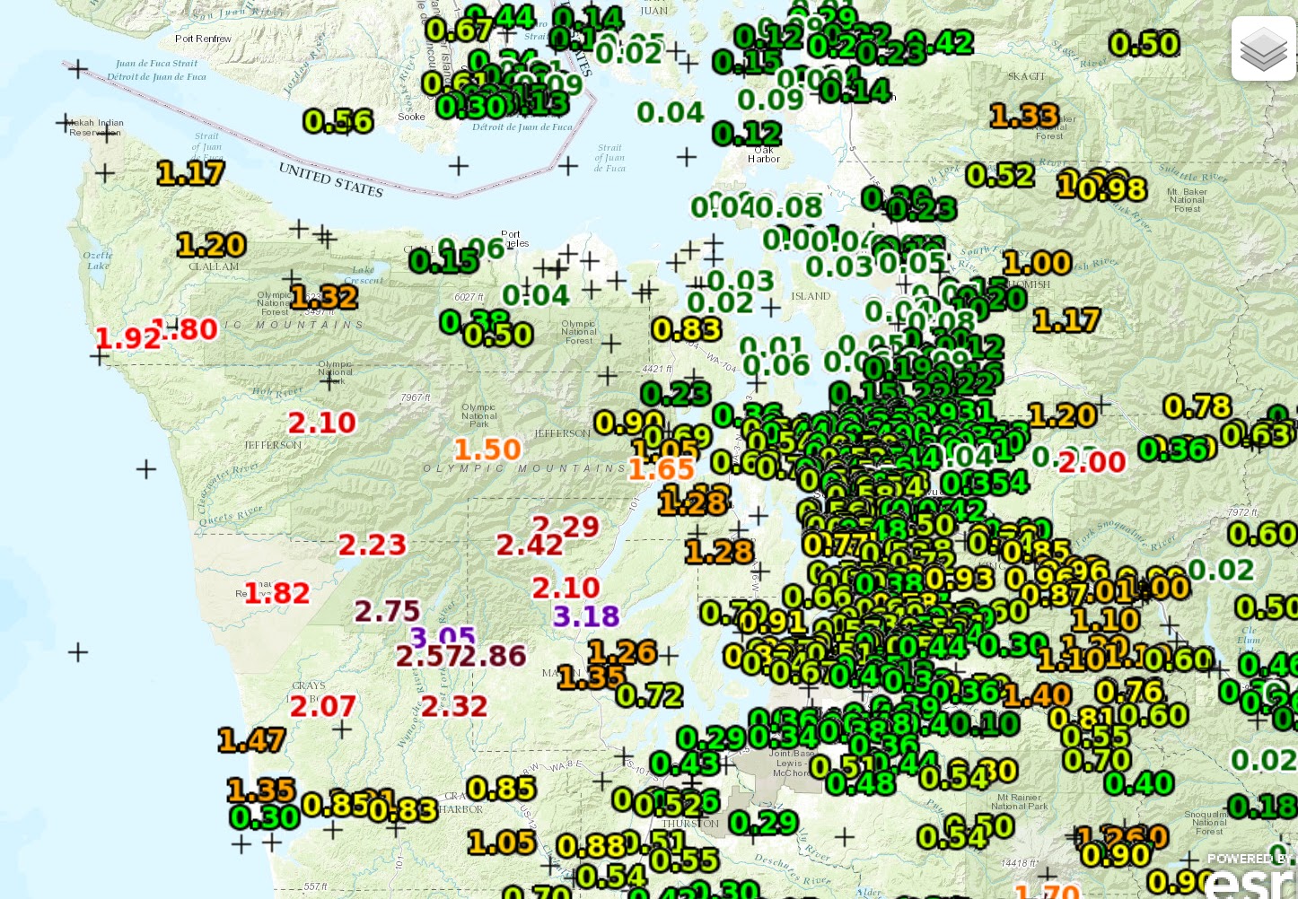 Cliff Mass Weather Blog: Heavy Rain and Super Rain Shadow