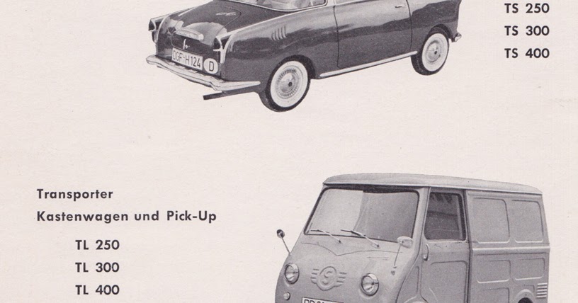 BZ's BMW Isetta 300's: Goggomobil T TS TL Parts Diagrams
