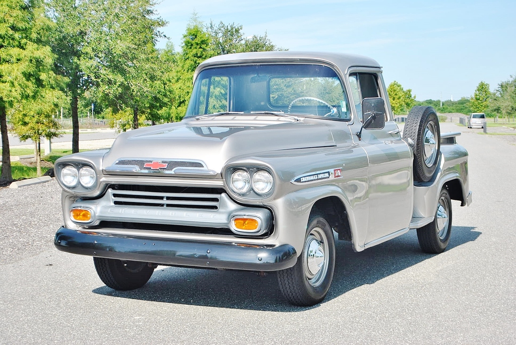 All American Classic Cars: 1959 Chevrolet Apache Stepside Pickup Truck