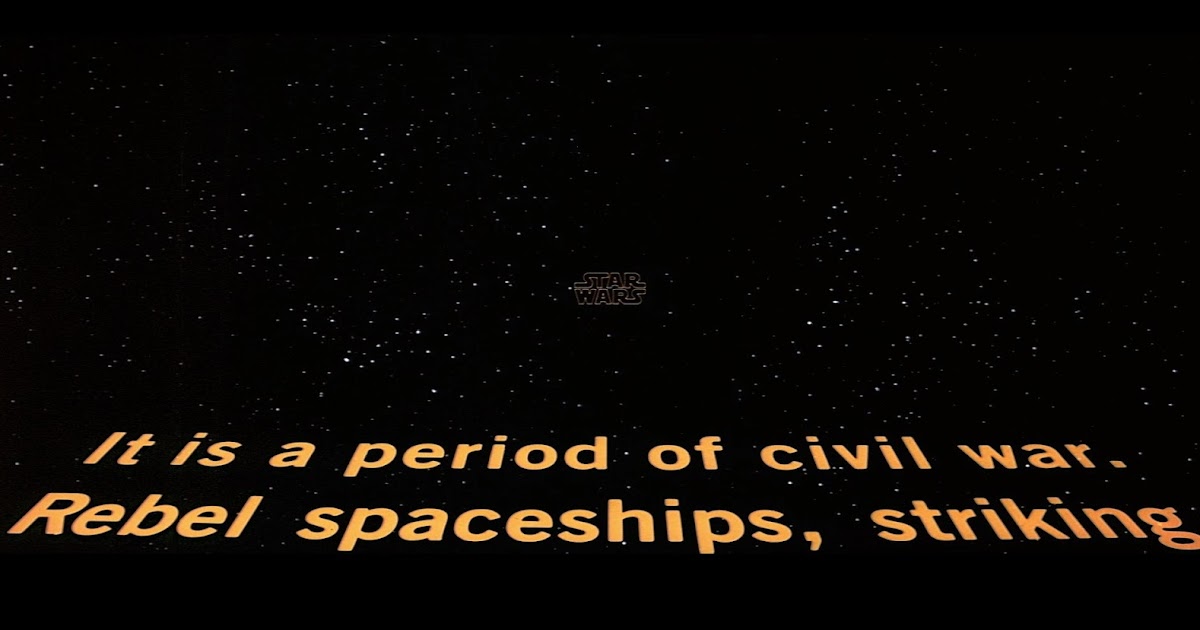 The Yacht Club: The Original Star Wars Crawl