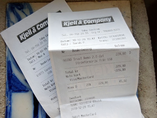 Konst eller konstigt: Det finns kvitton och så finns det ett kvitto ...