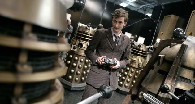 THOWBACK THURSDAY: David Tennant On The Set Of Doctor Who's Doomsday