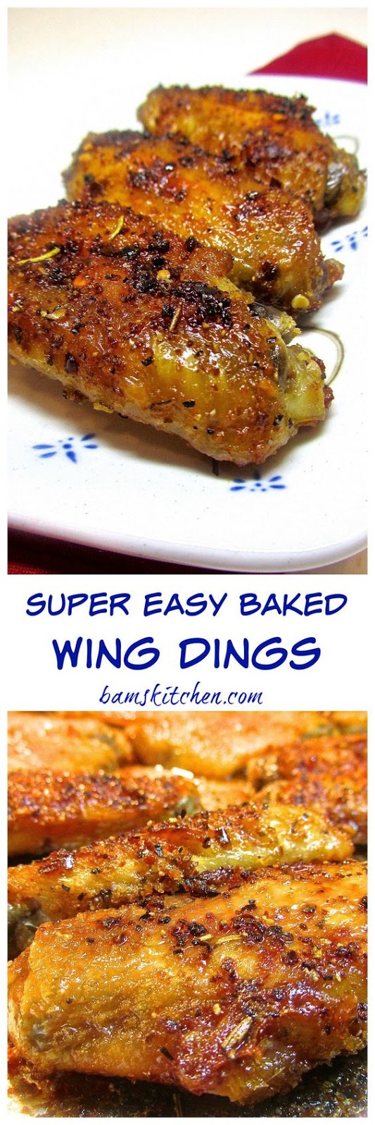 Super Easy Baked Wing Dings