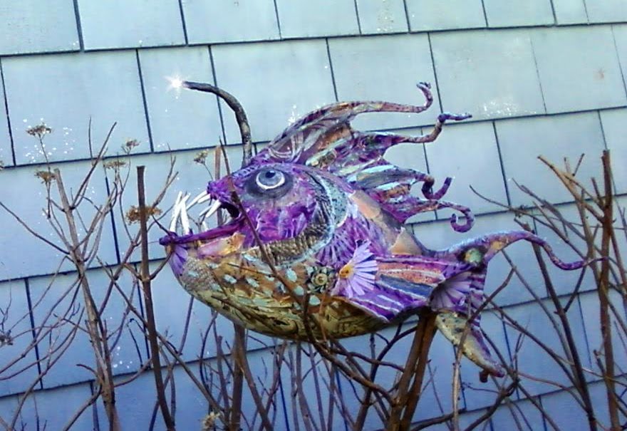 Diederich's Examples: Paper Mache Angler Fish