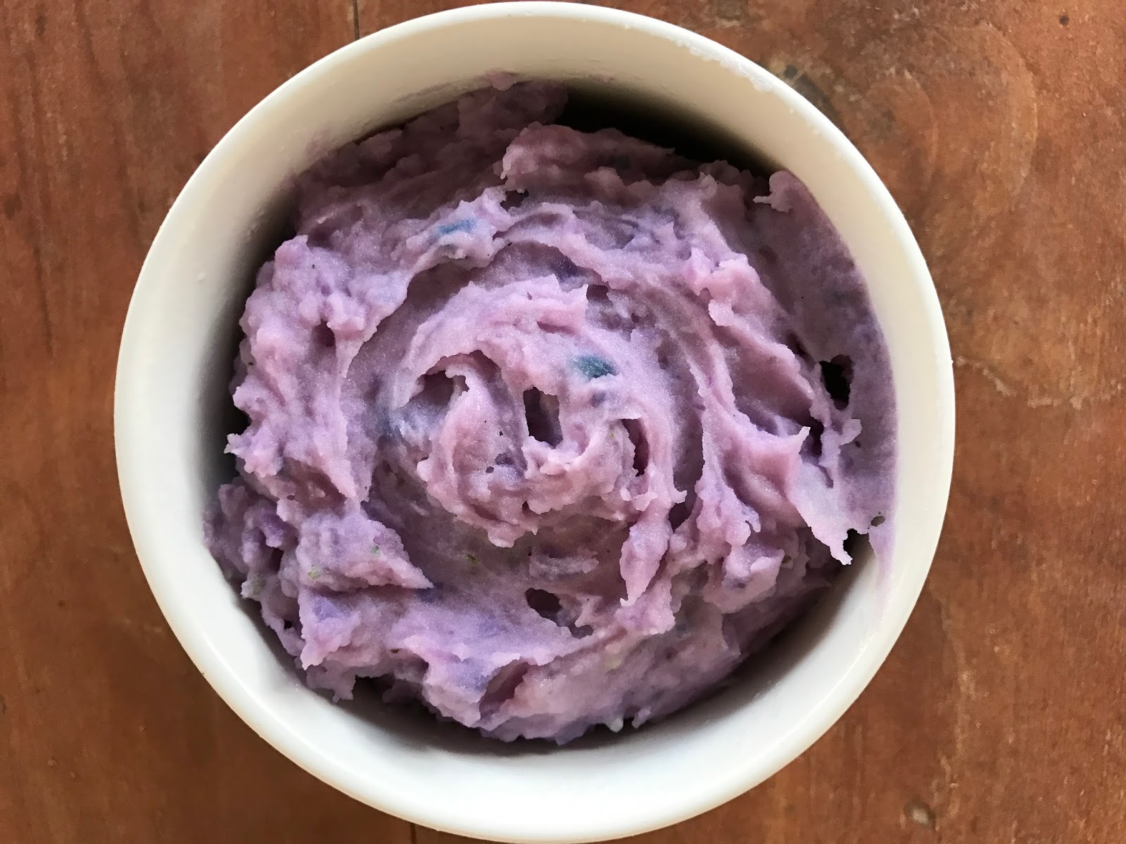Buttery Mashed Purple Potatoes