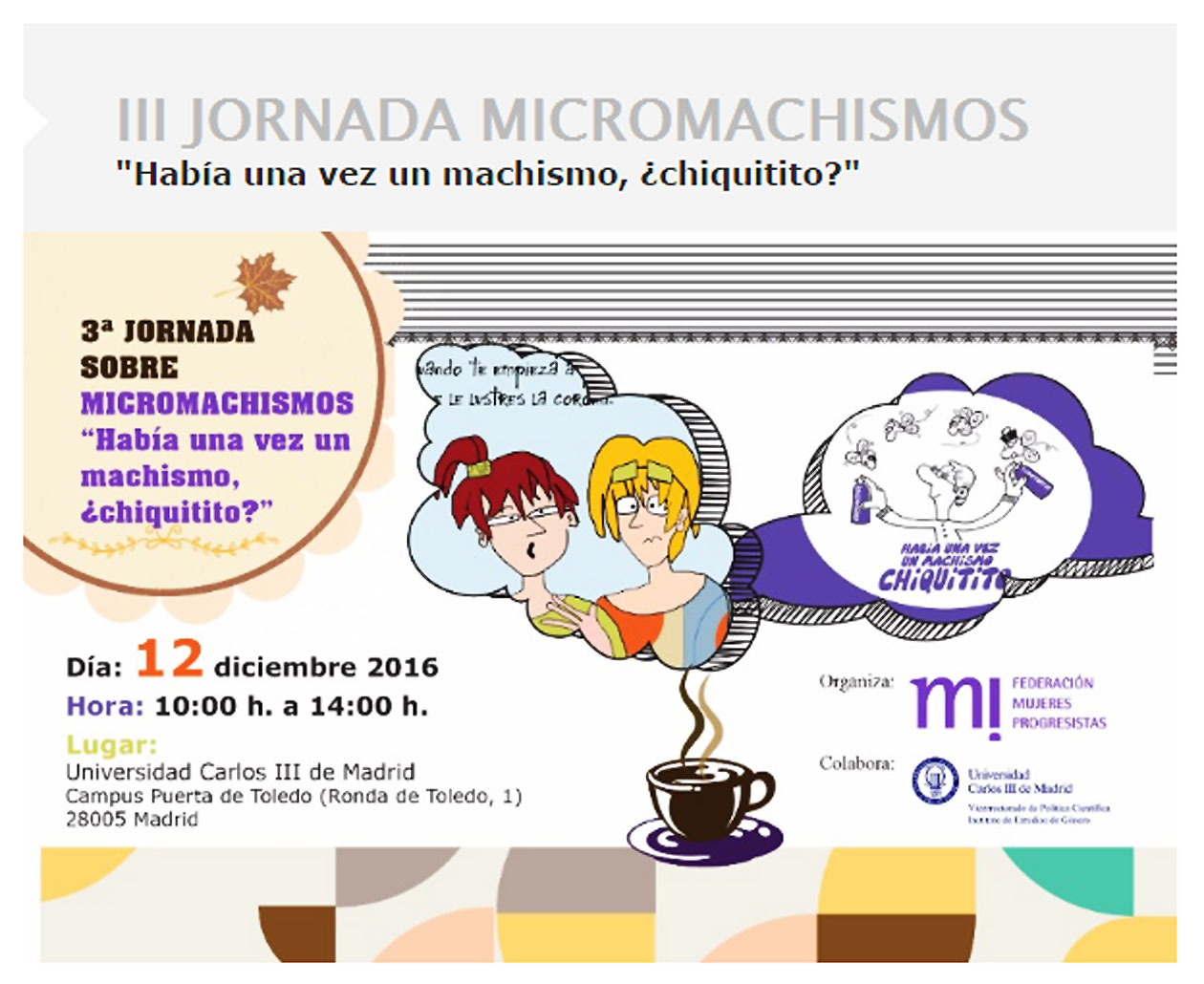 Mujeres Progresistas de Retiro: MPR Participa 2016 - III Jornada sobre ...