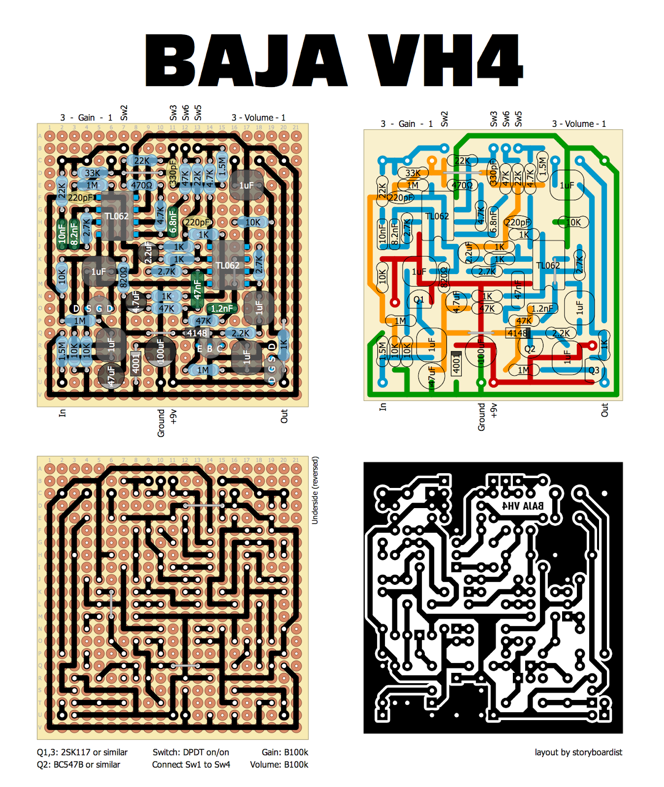 Perf and PCB Effects Layouts: Baja VH4