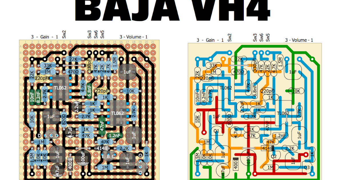 Perf and PCB Effects Layouts: Baja VH4