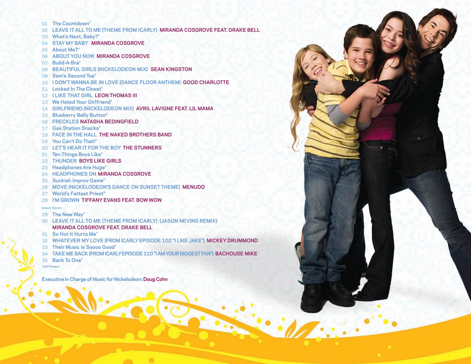Encarte: iCarly - Soundtrack (Digital Edition) - Encartes Pop