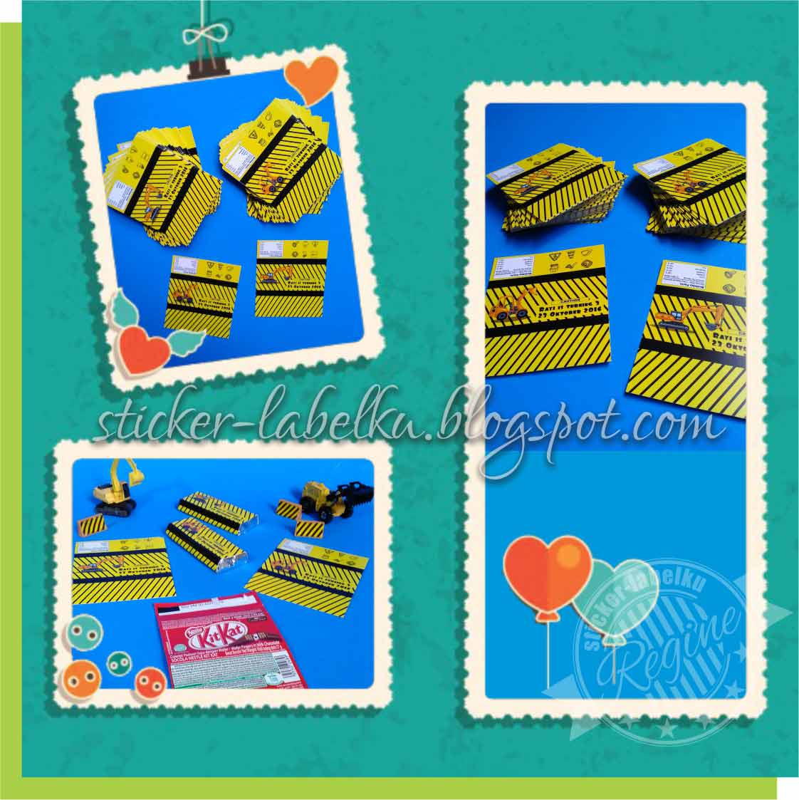 Sticker-Labelku: Label Paket Ultah