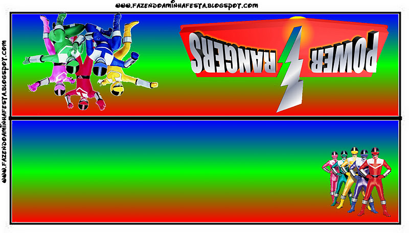 Power Rangers: Free Printable Candy Buffet Labels. - Oh My Fiesta! in ...