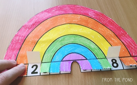 Rainbow Addition to Ten | From the Pond