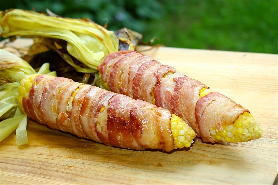 Cooking Gluten Free with Bea: Bacon Wrapped Grill Corn on the Cob