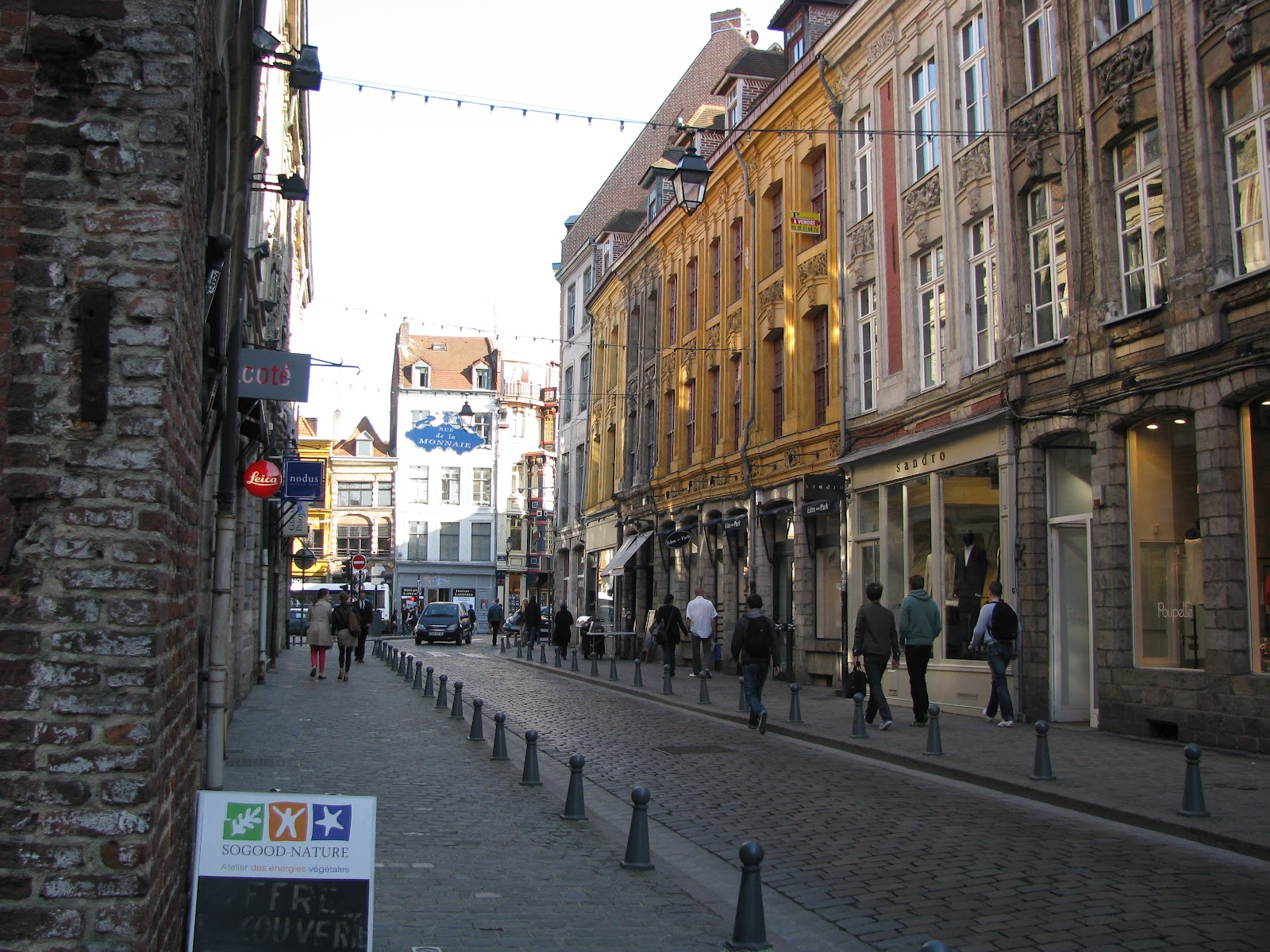 MARIE-JEANNE TRAVELING IN LILLE, FRANCE: THE OLD LILLE - THE STREETS