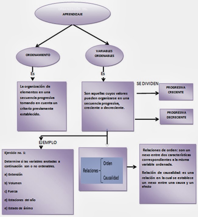 Organización del Aprendizaje: ORDENAMIENTO Y VARIABLE ORDENABLE
