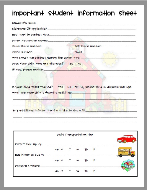 information sheet | creating & teaching