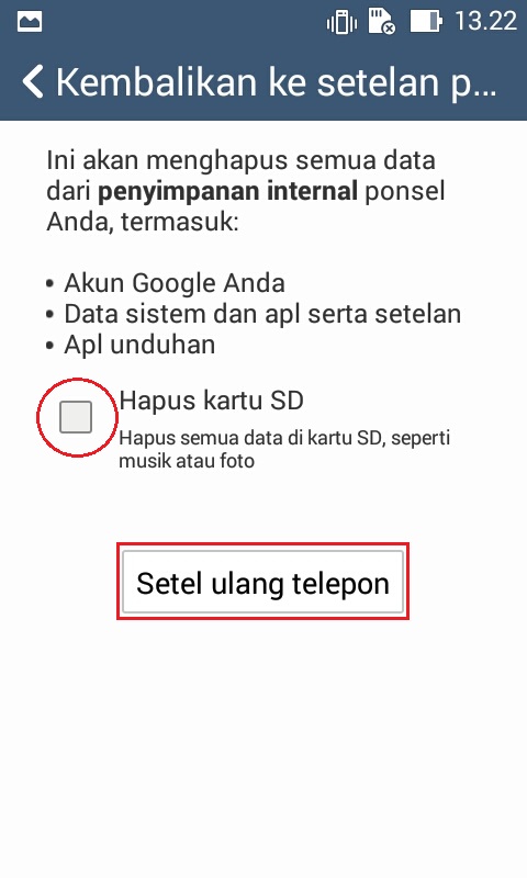 Cara Seting Hp Android Ke Pengaturan Awal Atau Pengaturan Pabrik – BERBAGI