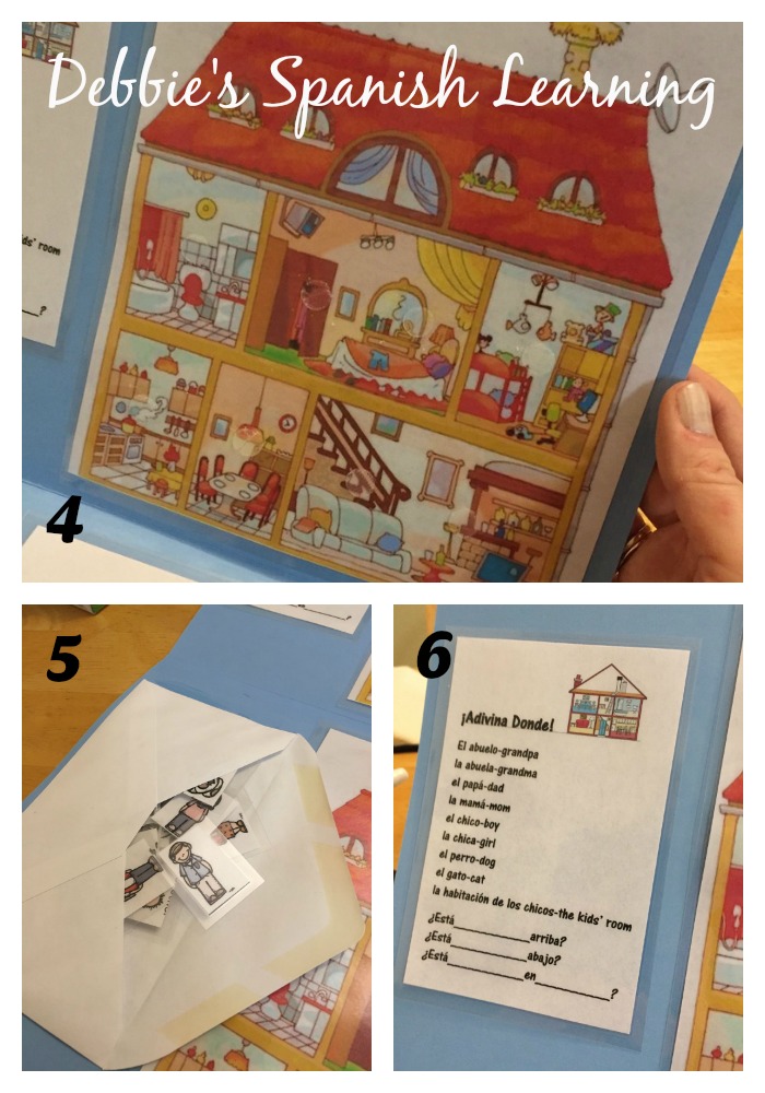 Debbie's Spanish Learning: Spanish File Folder Guessing Game