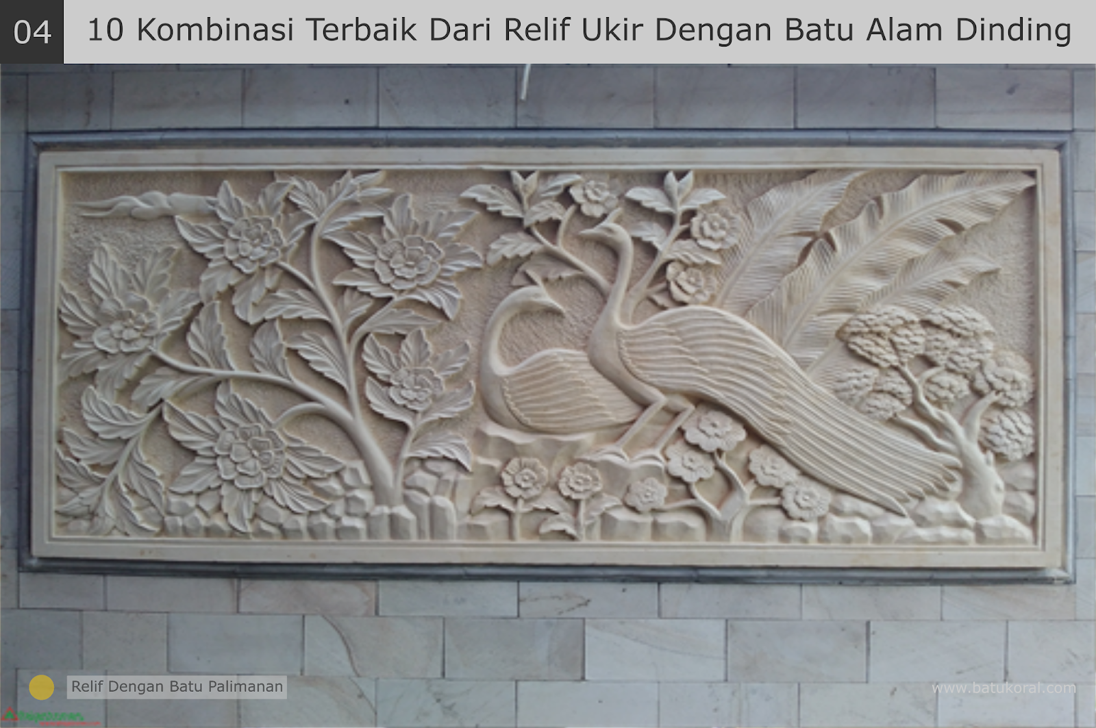 10 Kombinasi Terbaik Dari Relif Ukir dengan Batu alam Dinding ~ JUAL ...