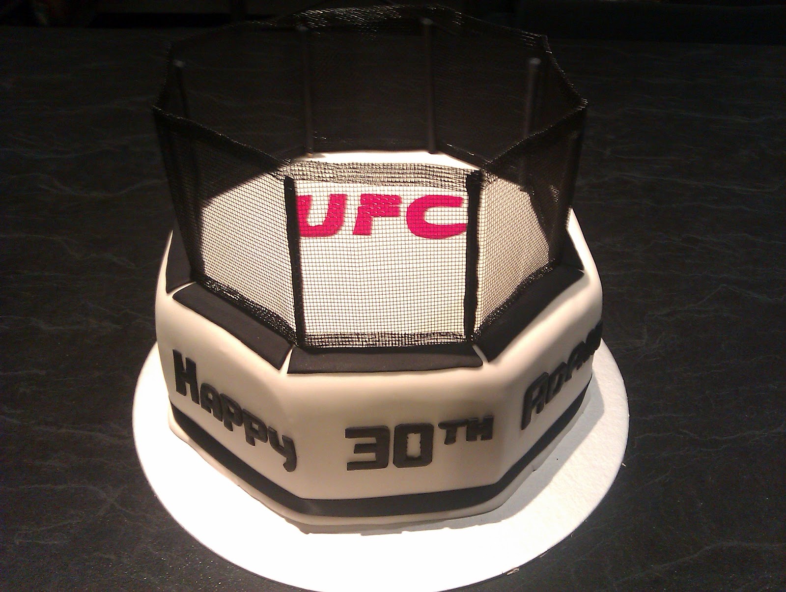 Ufc Octagon Cake