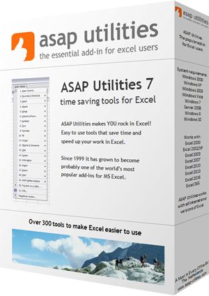 Mis Apuntes de Excel: ASAP Utilities. Acelerando el trabajo con Excel.