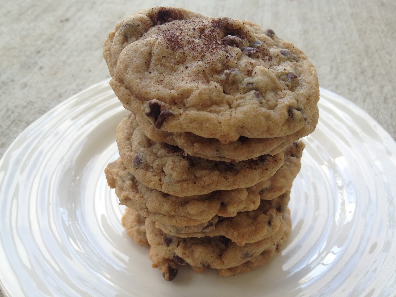 Chelsea's Health: chocolate chip chipotle salt cookies