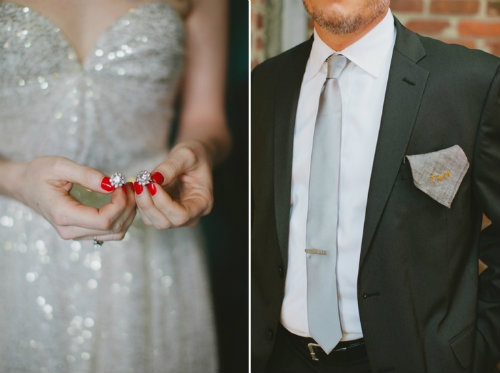 Wedding Detail: Monogrammed Pocket Squares | 17 Apart