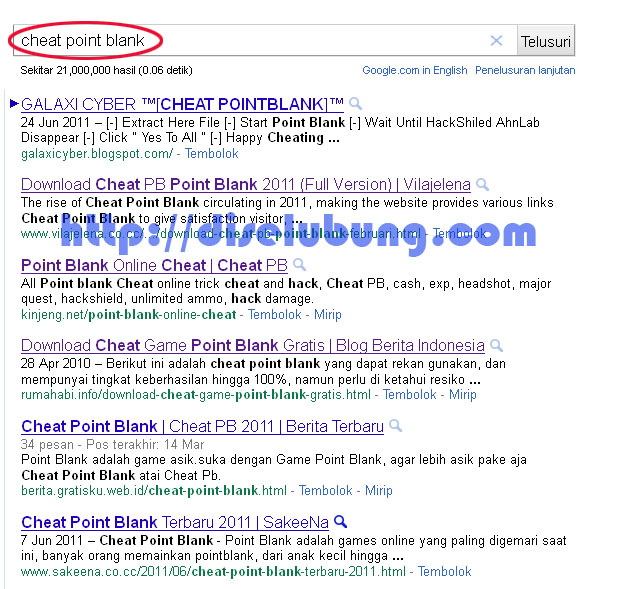 Perbandingan Jumlah Pencarian Keyword " Cheat Point Blank " Dan " Cheat Ninja Saga " Di Google!