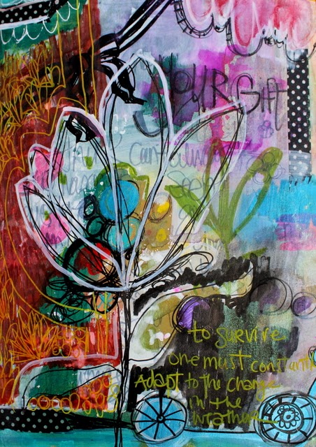 Sweet Repeats: The Messages That Come Through Art Journaling