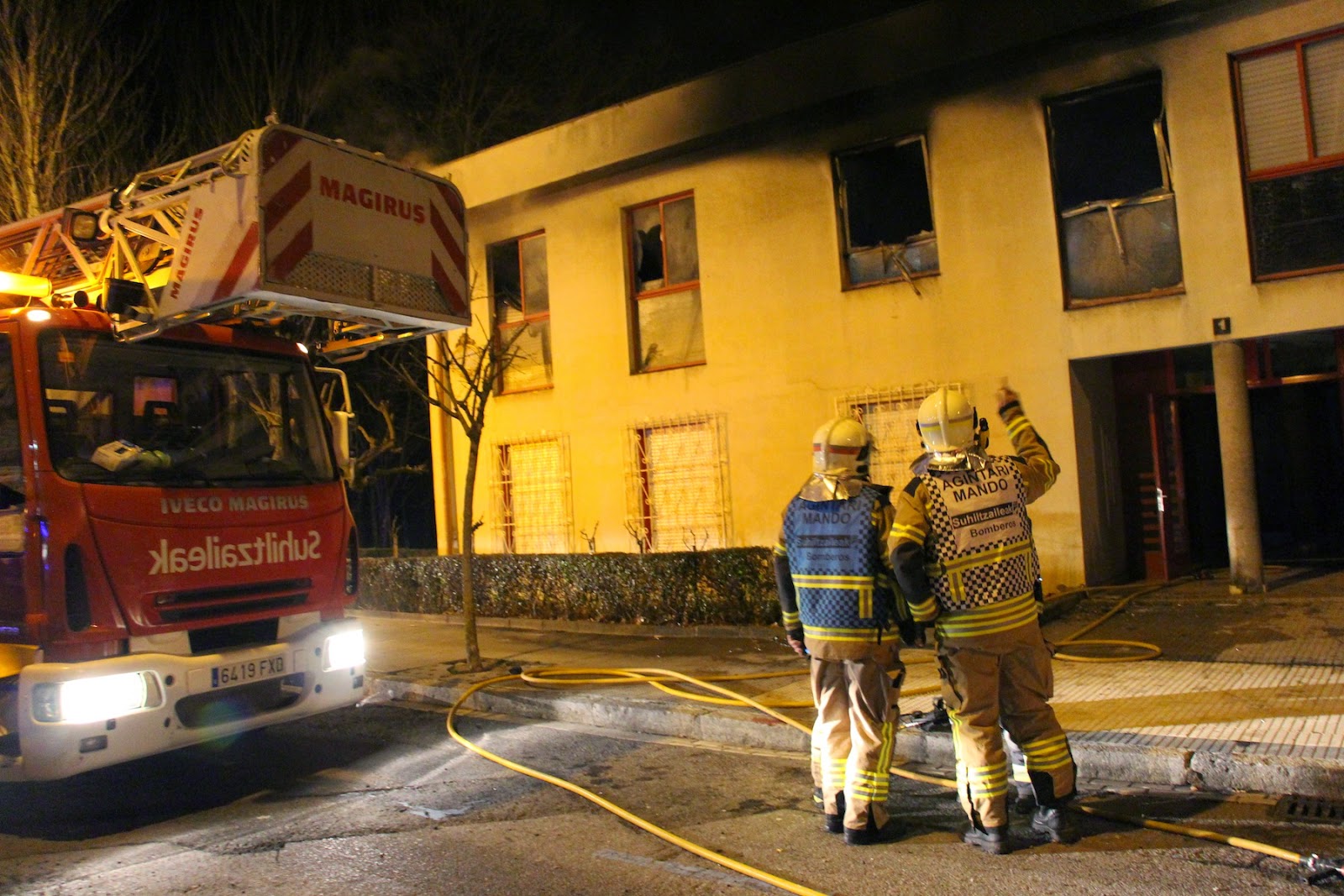 El edificio afectado por el incendio en Cruces no tiene daños estructurales