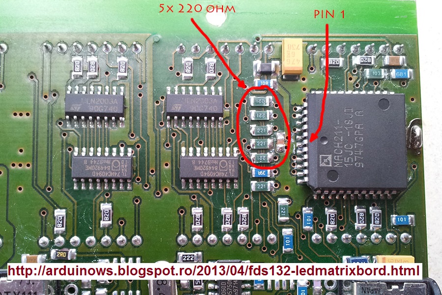 Arduino tehNiq: FDS-125 display with Arduino