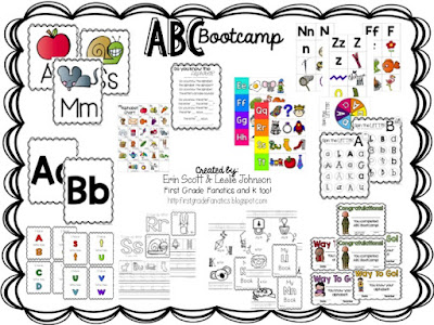First Grade Fanatics: Alphabet Link Up