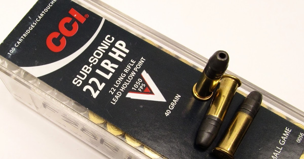 The Rimfire Channel Blog: 22 LR Ammo Test - CCI Subsonic 40 Grain HP