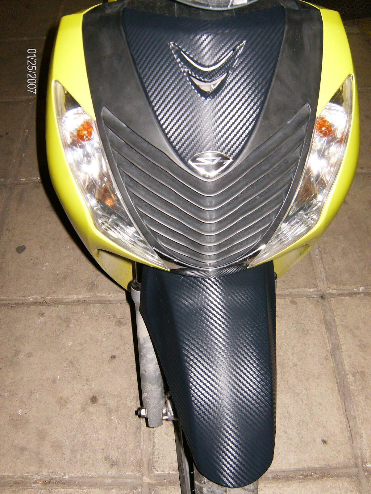 T.T.Design: 3M CARBON LOOK STICKER HONDA SH 150